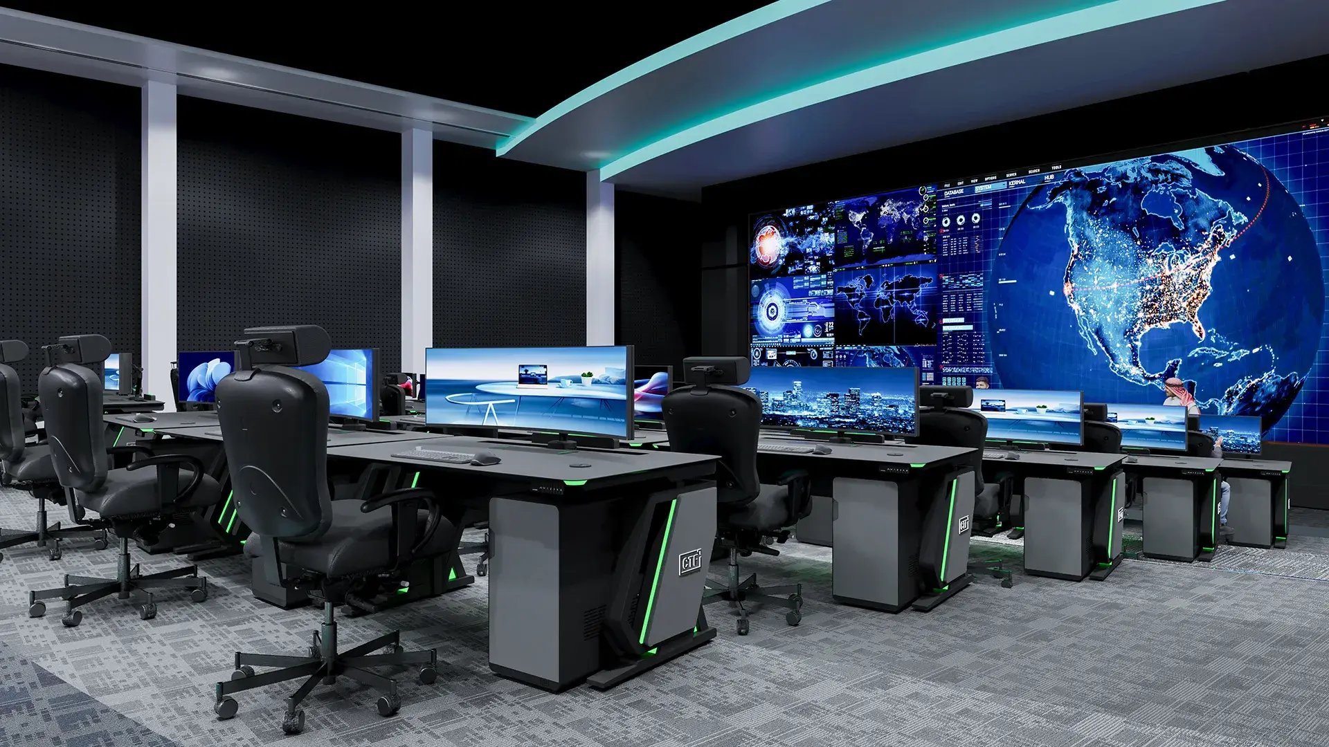 A Class Ergonomic Control Consoles | CTF Consoles